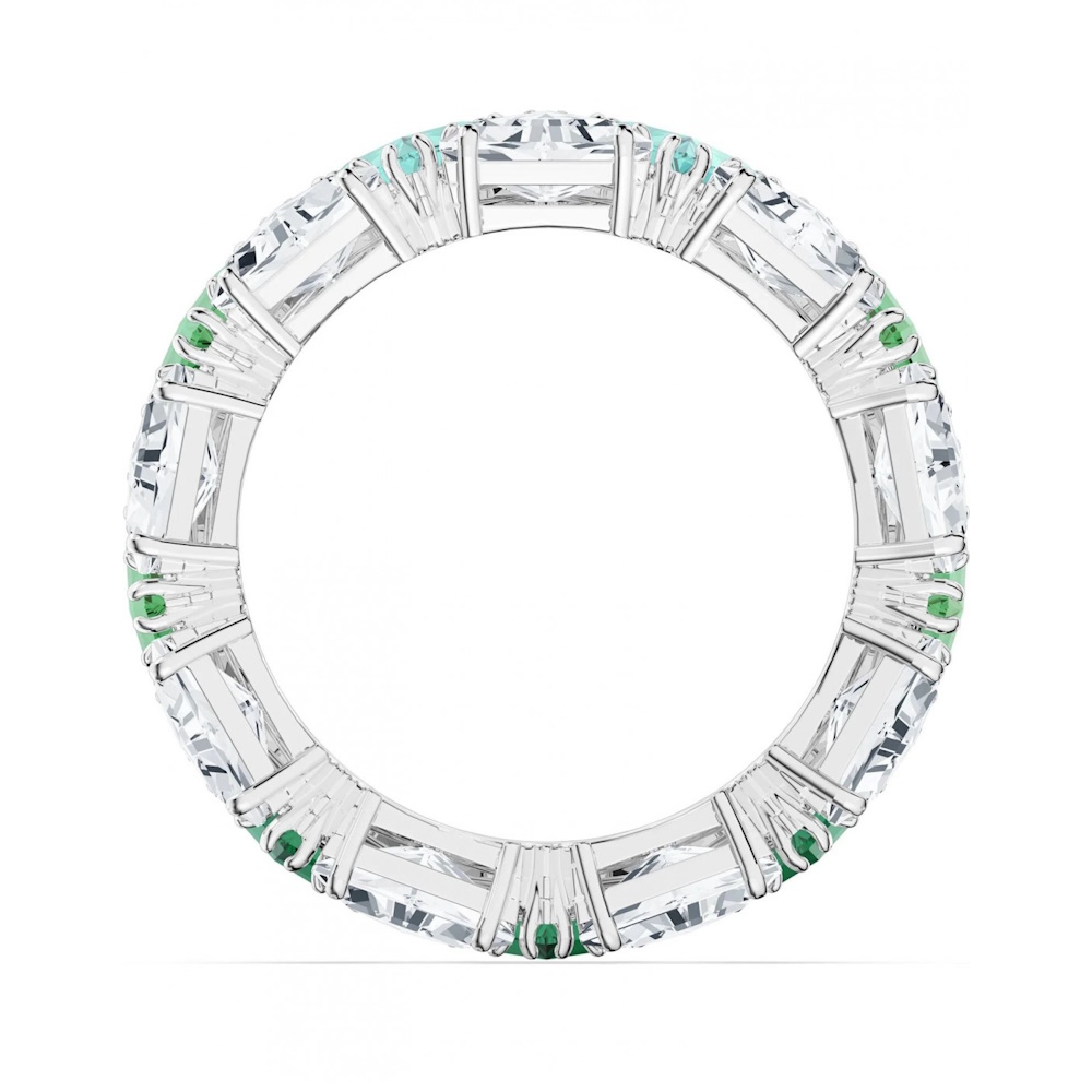 Стальное кольцо с кристаллами Swarovski SWAROVSKI 5600760: белая сталь ...