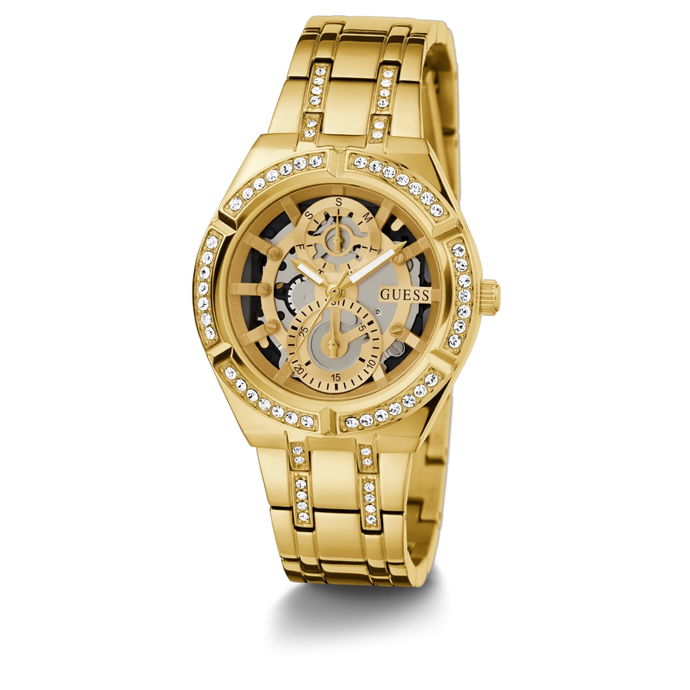 Часы женские GUESS GW0604L2: сталь, австрийские кристаллы stellux ...