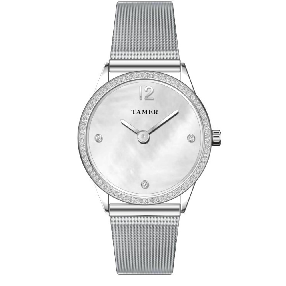Часы женские TAMER TC5-30-0-AZZ-BM-SWS: zamak, фианит — купить в ...