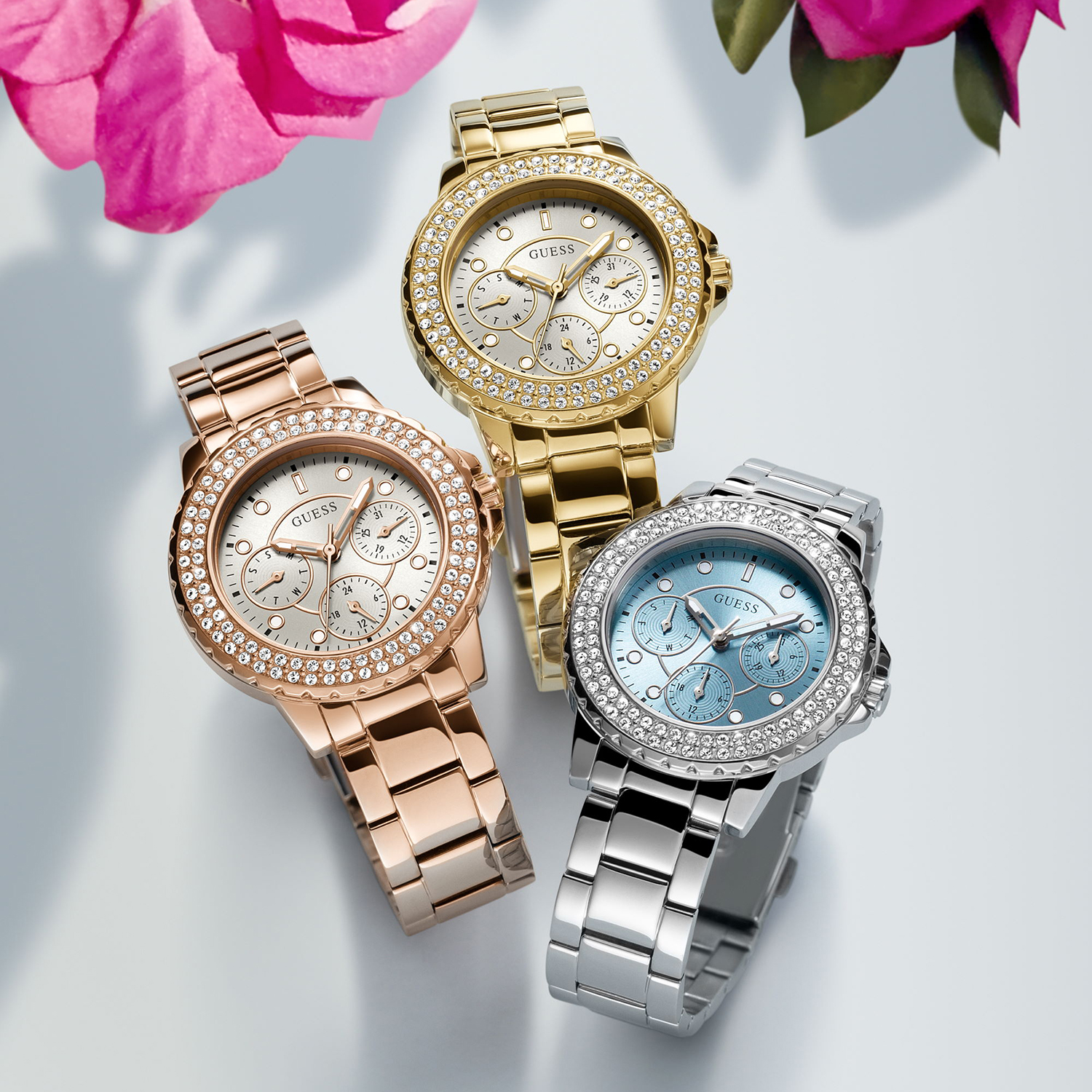 Часы женские GUESS GW0410L1 GUESS GW0410L1: сталь, кристалл — купить в ...