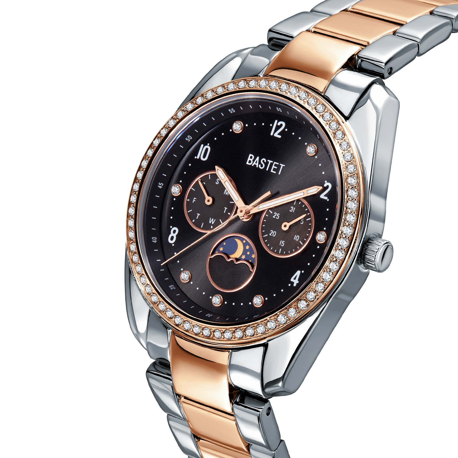 Часы женские BASTET BASTET BO1-38-0-AAZ-B3-UBU: сталь, фианит — купить ...