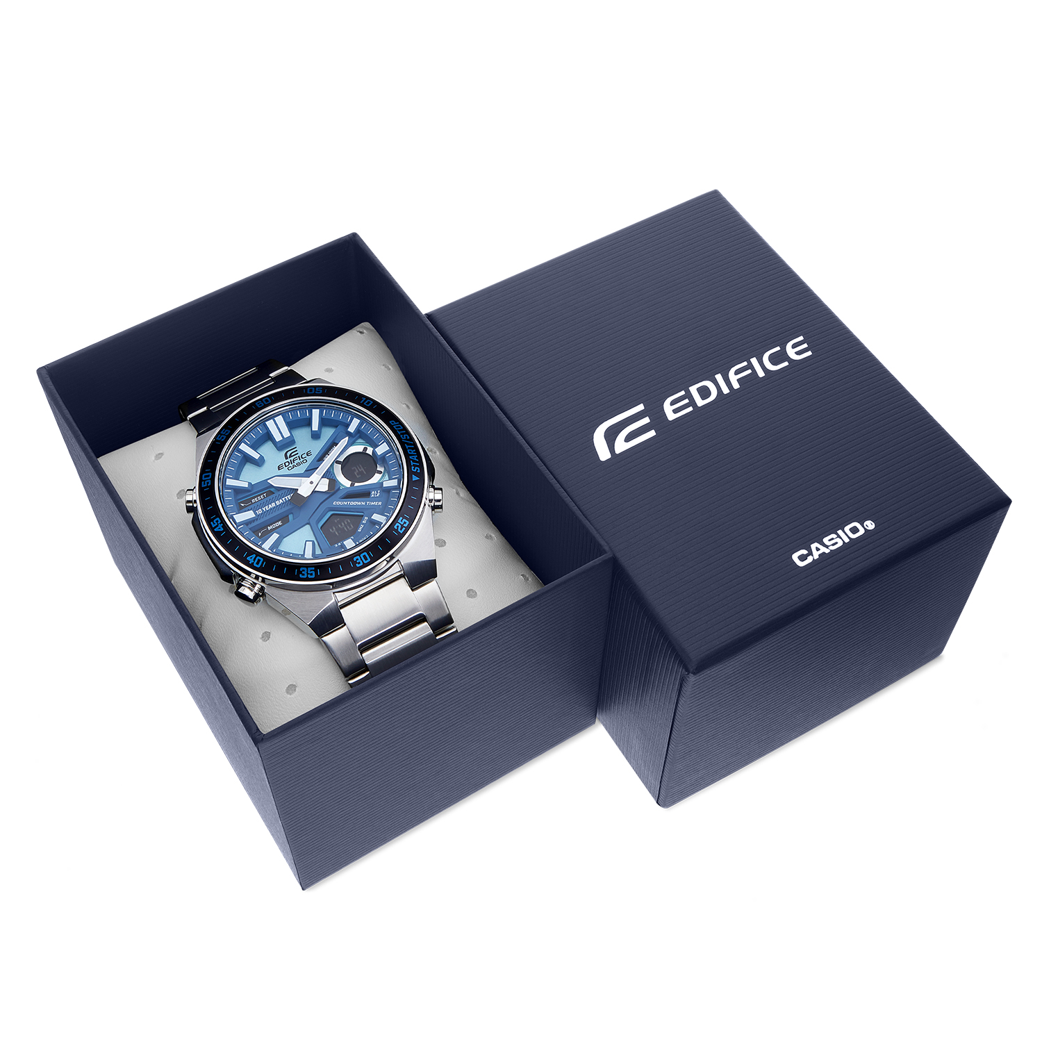 Часы мужские CASIO EFV-C110D-2B CASIO EFV-C110D-2B + коробка: сталь ...