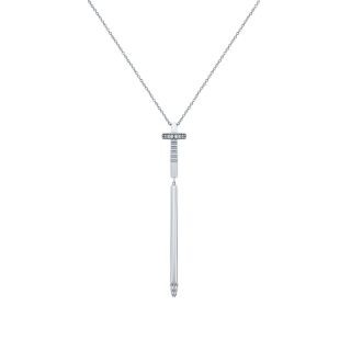 Серебряное шейное украшение с фианитами SUNLIGHT 06-2380/00КЦ-00: белое ...