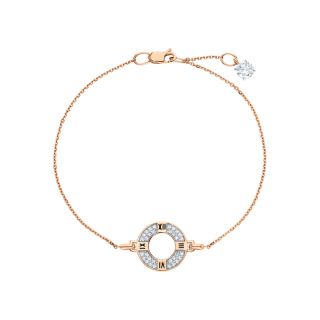 Золотой браслет с эмалью и фианитами МОСКОВСКИЙ ЦЕПЕВЯЗАЛЬНЫЙ ЗАВОД ...